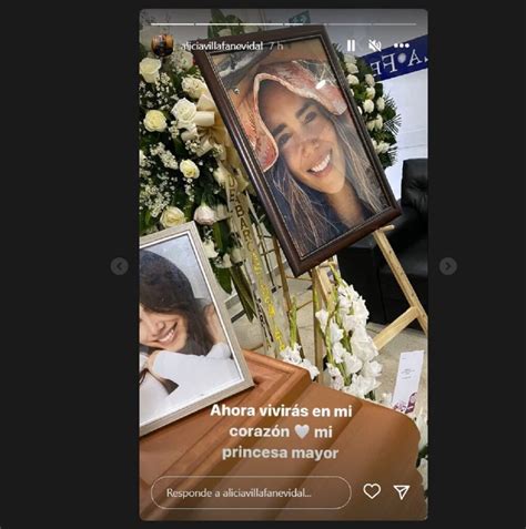 Funeral De Alejandra Villafa E Familiares Y El Pa S Comparten Fotos Y