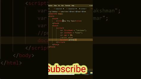 javascript variable how to make variable in javascript shorts youtube