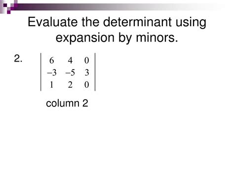 ppt properties of determinants powerpoint presentation free download id 6433984