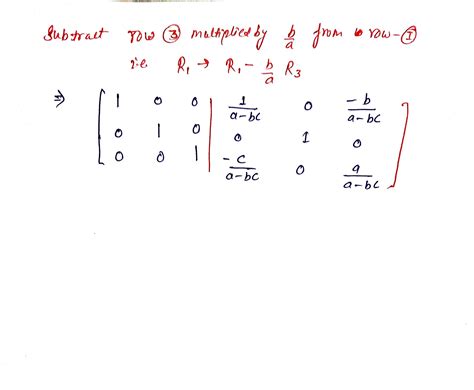 [solved] 0 1 use gauss jordan to calculate the inverse of the matrix course hero
