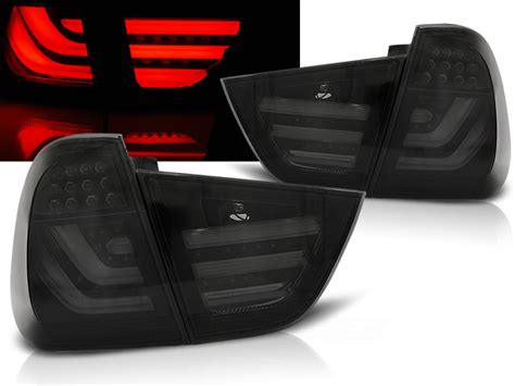 Lightbar Led Rückleuchten schwarz rauch für BMW E91 3er Touring 09 12 LCI