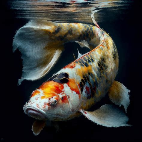 Koi Fish Painting Watercolor