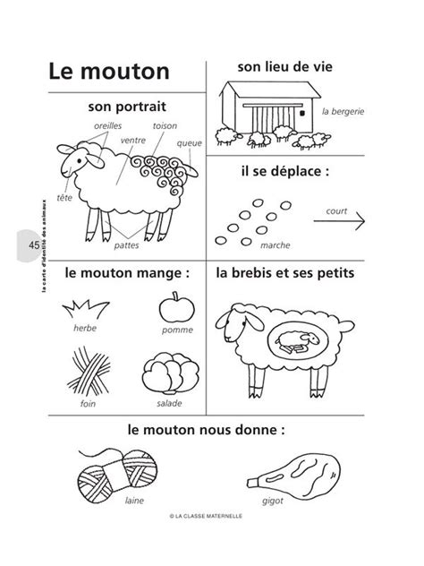 Les Animaux De La Ferme Maternelle Pdf Enligne