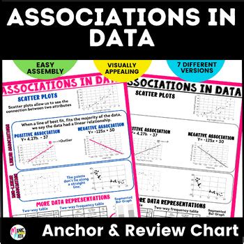 Data Representations Associations Anchor Chart Review INB Sheets IM