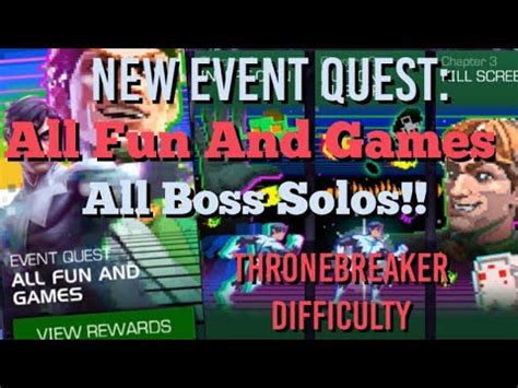 MCOC New Event Quest All Fun Games All Boss Solos