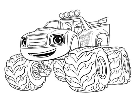Coloriage Blaze et les Monster Machine 30 images à imprimer