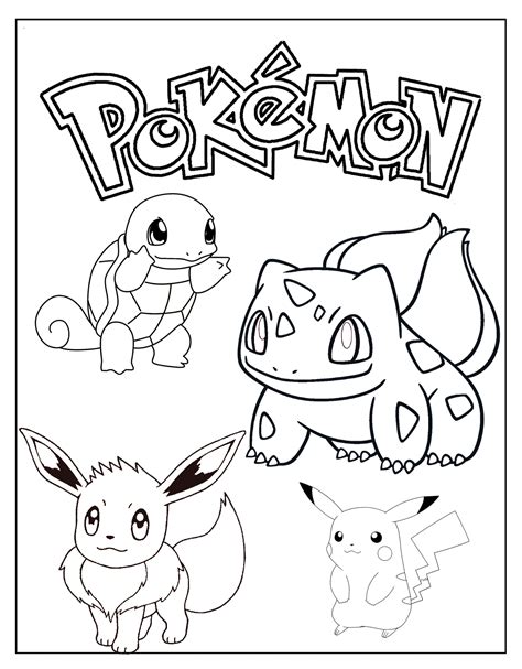 Free Printables Of Pokemon