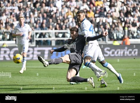 Dusan Vlahovic Juventus Enzo Barrenechea Frosinone During The