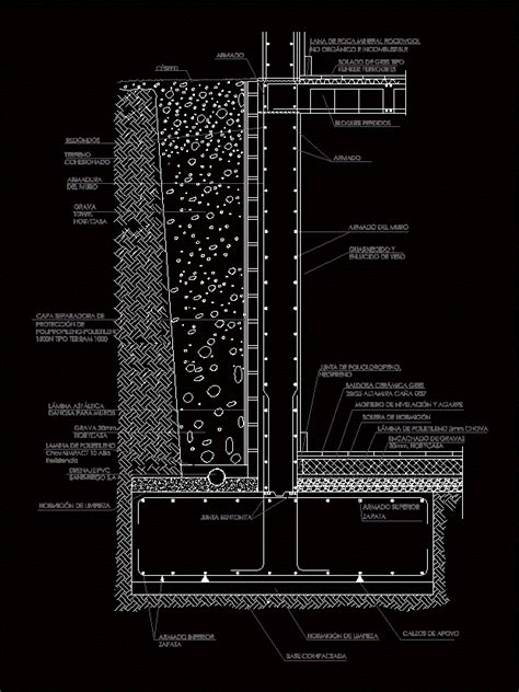 Desplante De Muros En DWG 2 62 MB Librería CAD