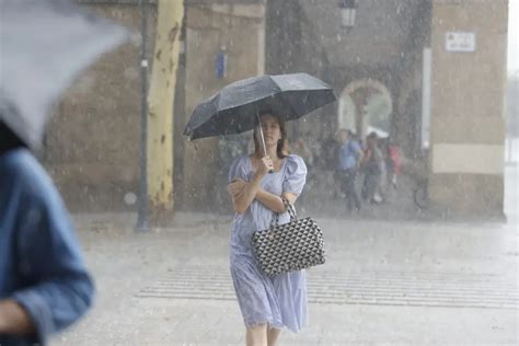 Fotos De La Fuerte Tormenta De Lluvia Y Granizo En Zaragoza Im Genes