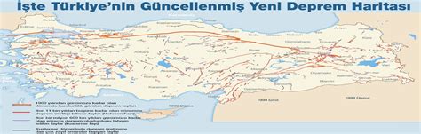 TÜRKİYE FAY HARİTASI Detay Zemin