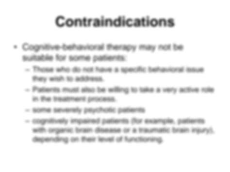 Solution Cognitive Behavioral Therapy Studypool