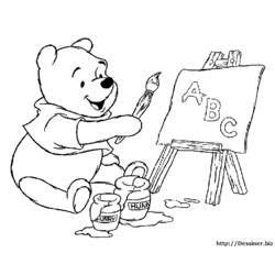 Coloriages Winnie l Ourson Films d animation Dessins à colorier