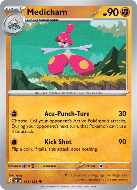 Medicham Scarlet Violet 111 Bulbapedia The Community Driven