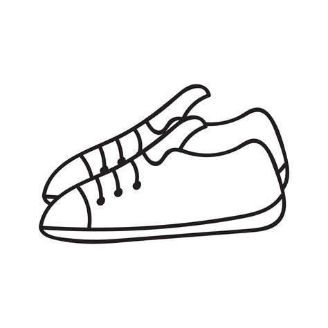 Pair Of Sneakers 11380243 Vector Art At Vecteezy