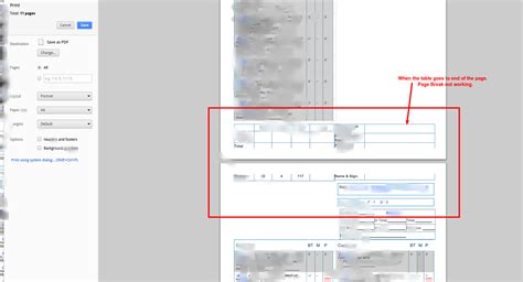 Pdf CSS Page Break Not Working Stack Overflow