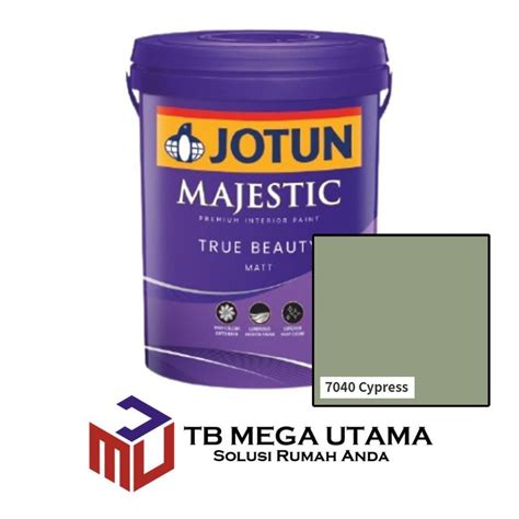Jotun Majestic True Beauty Matt 7040 Cypress 20 Liter Cat Decorative