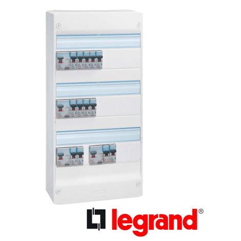 Tableau electrique legrand 3 rangées pré cablé Planetbowling117