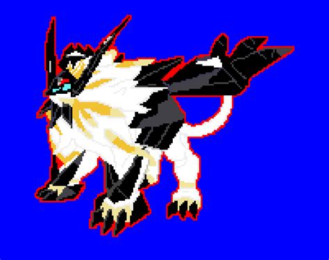 Pokemon Necrozma Solgaleo Contest Pixel Art