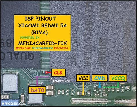 Xiaomi Redmi 5A ISP EMMC PinOUT Test Point EDL Mode 9008 55 OFF