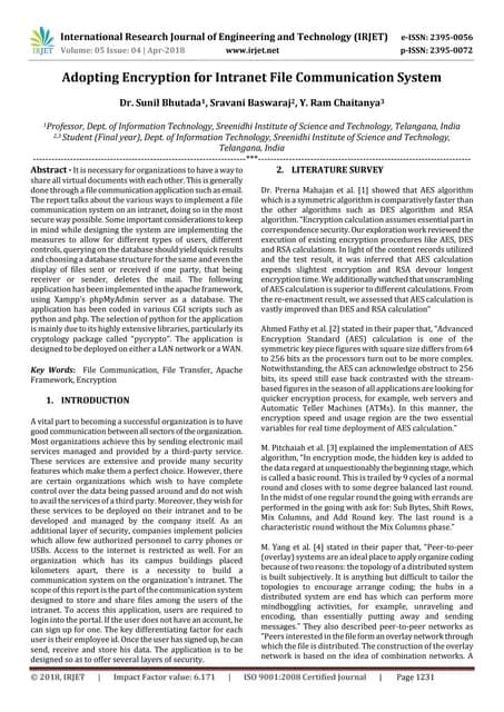irjet adopting encryption for intranet file communication system pdf