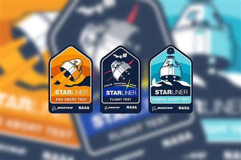 Boeing Astronaut Reveals Mission Patches For Starliner Flight Tests Space