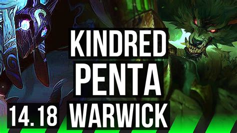 Kindred Vs Warwick Jgl Penta Legendary Games Na