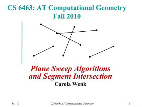 PDF Plane Sweep Algorithms And Segment Intersectioncarola Teaching