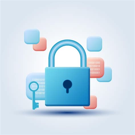 Premium Vector Information Security Cartoon Style Vector Concept