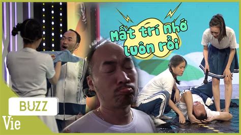 Ông chú Tiến Luật choáng váng với cú trượt ngã định mệnh Thúy Ngân bị