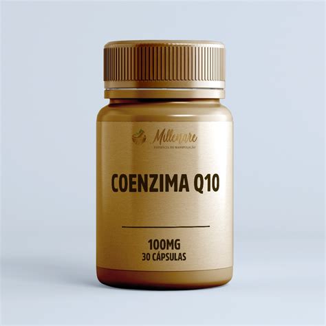 Coenzima Q10 100mg 30 Cápsulas Millenare Farmácia de Manipulação