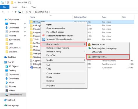 Sharing Folders On Windows 10