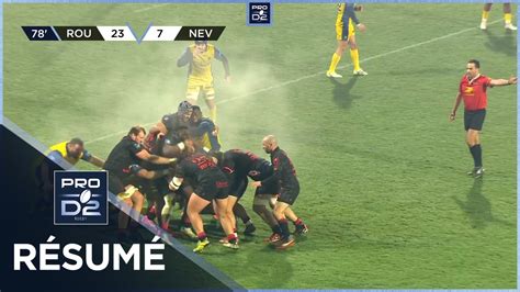 PRO D2 Saison 2023 2024 J17 Résumé Rouen Normandie Rugby USON