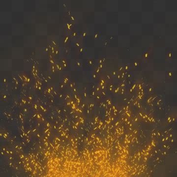 Flying Fire Particles Transparent Clipart Free Psd Fire Particles