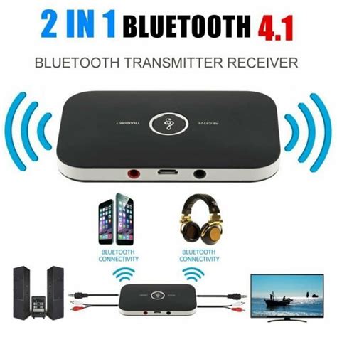 QUMOX 2 en 1 Emetteur et récepteur Bluetooth Adaptateur Transmitter