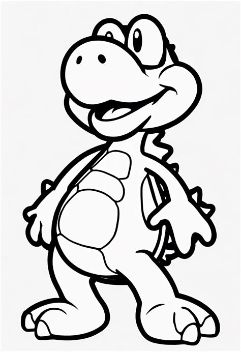 1 Yoshi Coloring Pages ColorBliss Art