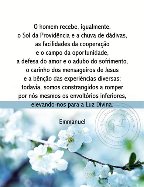 Emmanuel Livro Vinha De Luz Chico Xavier Cap 11 Abre A Porta