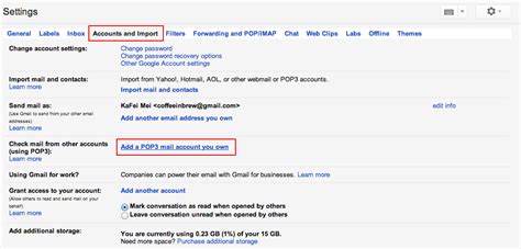 how to set up multiple email accounts in gmail