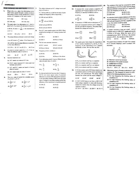 Solution Ac Alternating Current Class Physics Peak Average And Rms