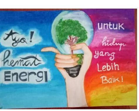 Poster Menghemat Energi Gambaran