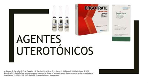 Agentes Uterotonicos Laura Cu Udocz
