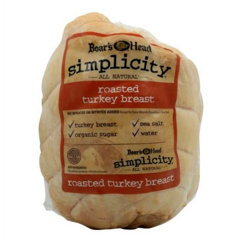 Boars Head All Natural Roasted Turkey Breast 1 Lb Kroger