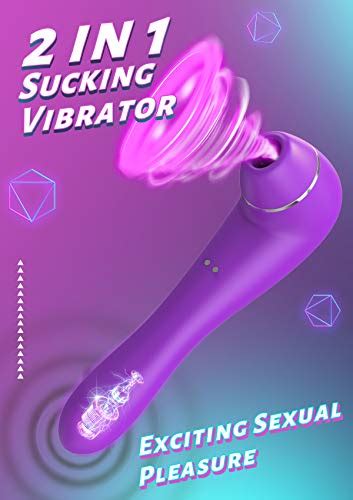Sucking Vibrator With 6 Sucking Intensities 8 Vibration Modes For Beginner Paloqueth Waterproof