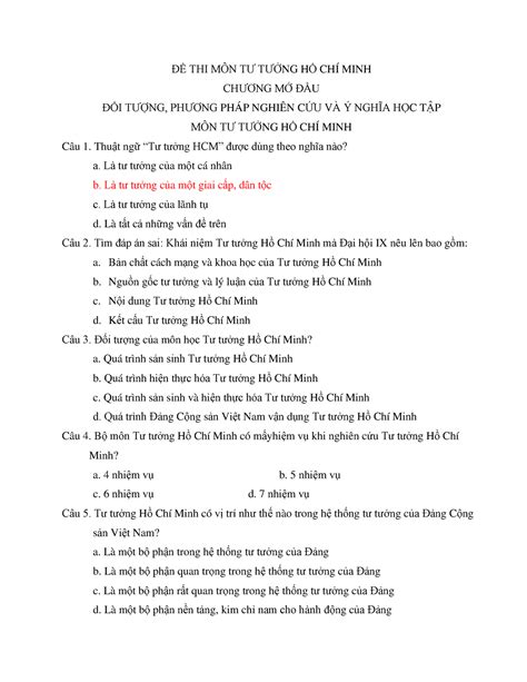 C U H I Tr C Nghi M Tthcm Thi M N T T Ng H Ch Minh Ch Ng