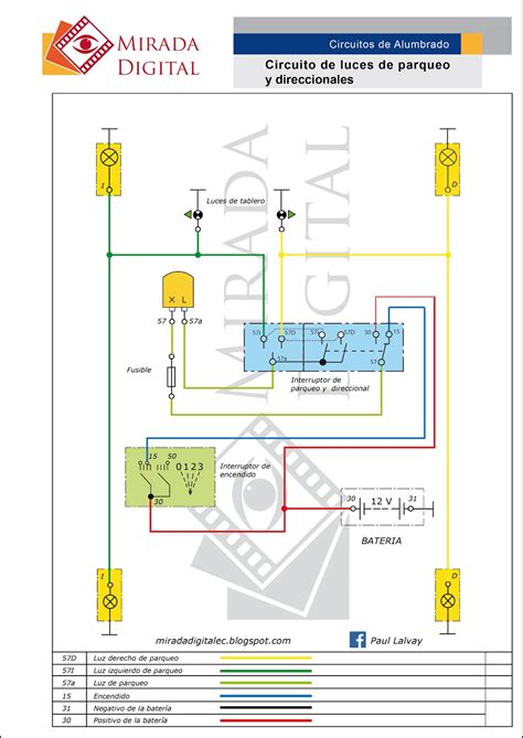Diagrama De Circuito De Luces Del Automovil Luces Automotric