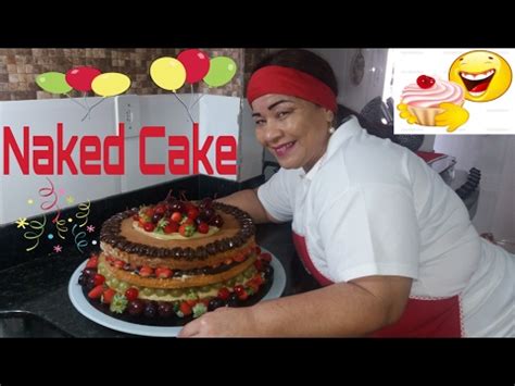 NAKED CAKE DE ANIVERSÁRIO DE 50 ANOS YouTube