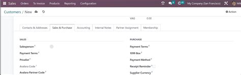 How To Configure Create New Customers In Odoo Sales App