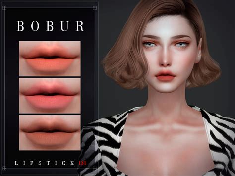 The Sims Resource Matte Lipstick With Teeth Sims Nails Club Makeup