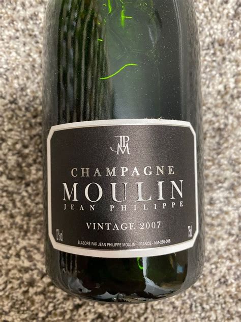 2012 Jean Philippe Moulin Champagne Grand Vintage France Champagne