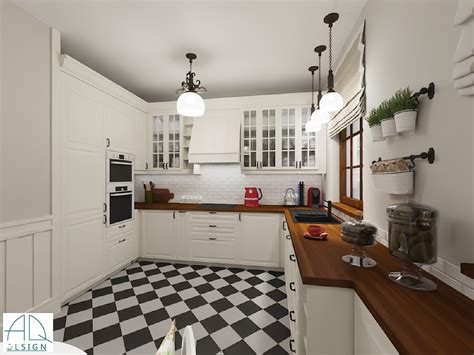 kuchnia w stylu angielskim zdjęcie od AQ Design Homebook